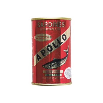 Sardines Apollo In Vegetable Oil(125g) - Duabaaforfoods